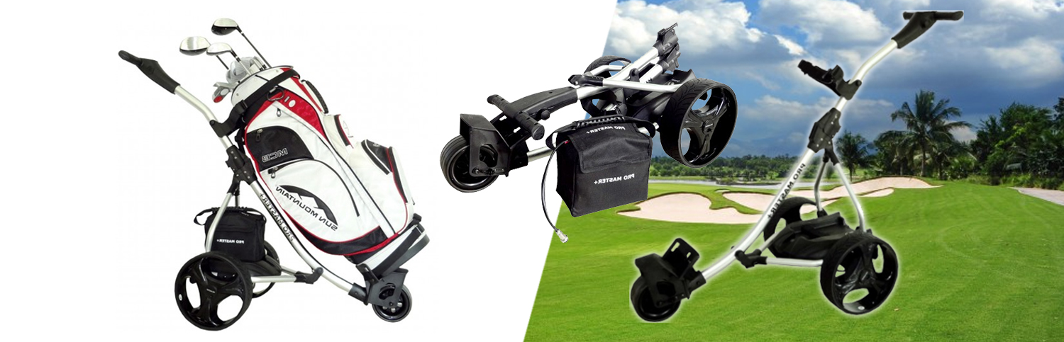 Electric Golf Trolley by Promaster Plus - Free UK Delivery - Golf Trolley